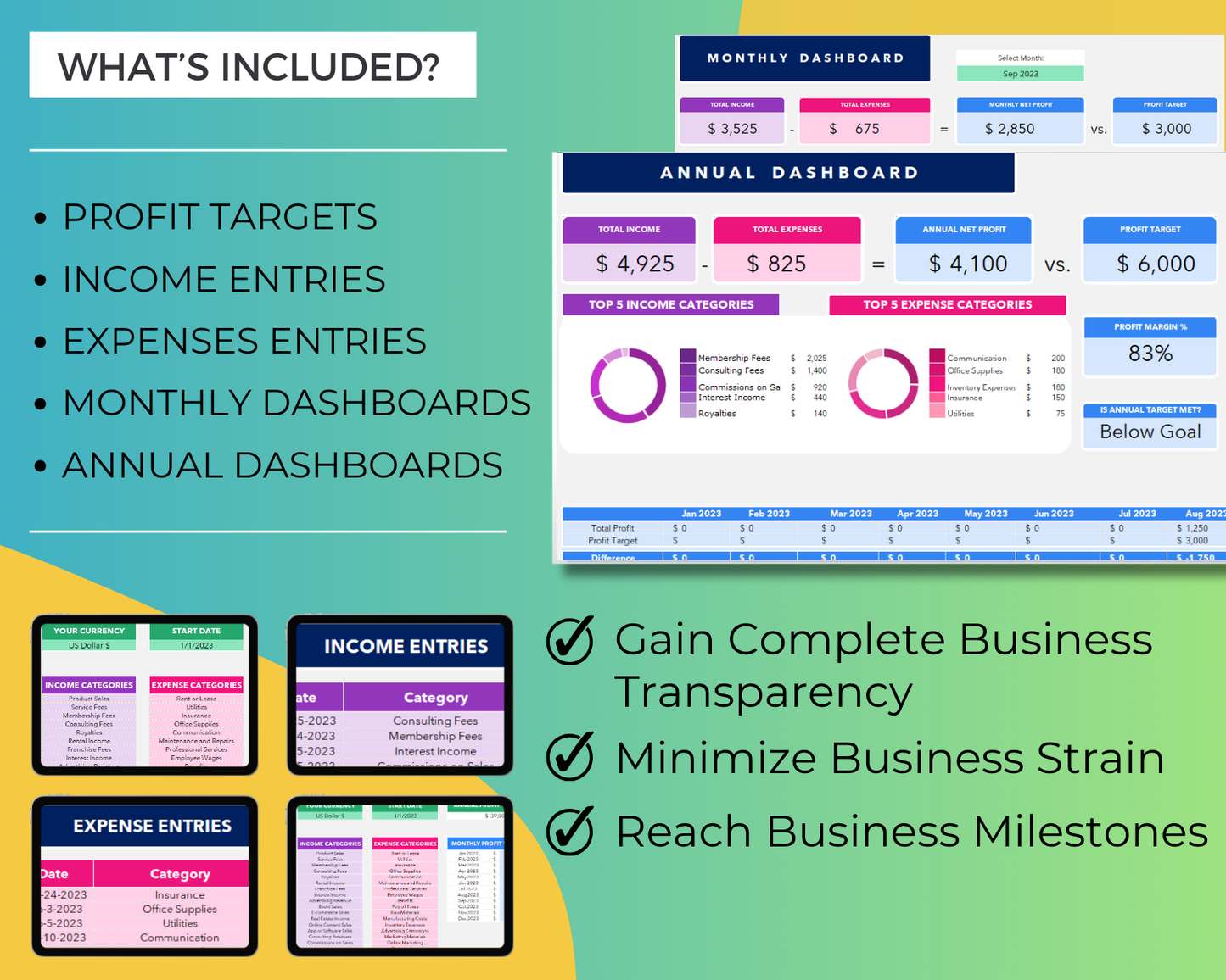 Ultimate Small Business Bookkeeping Tracker! – MyExcelOnline