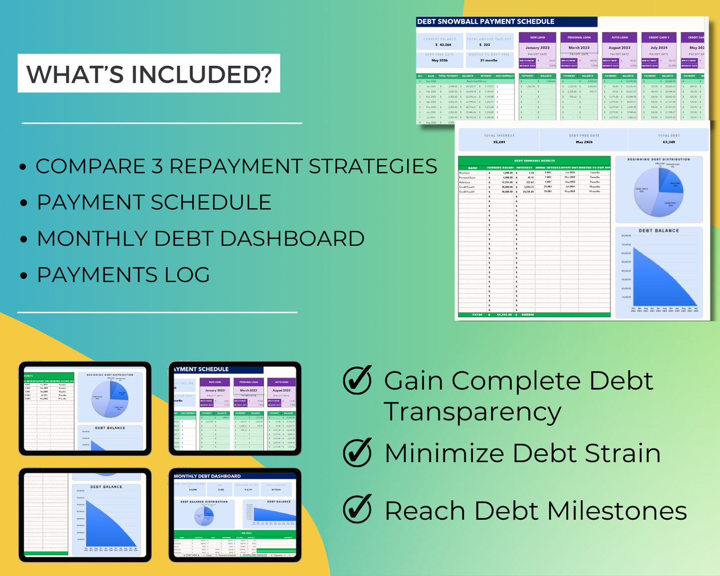 Ultimate Debt Repayment Tracker! – MyExcelOnline
