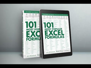 101 Most Popular Excel Formulas E-Book – MyExcelOnline