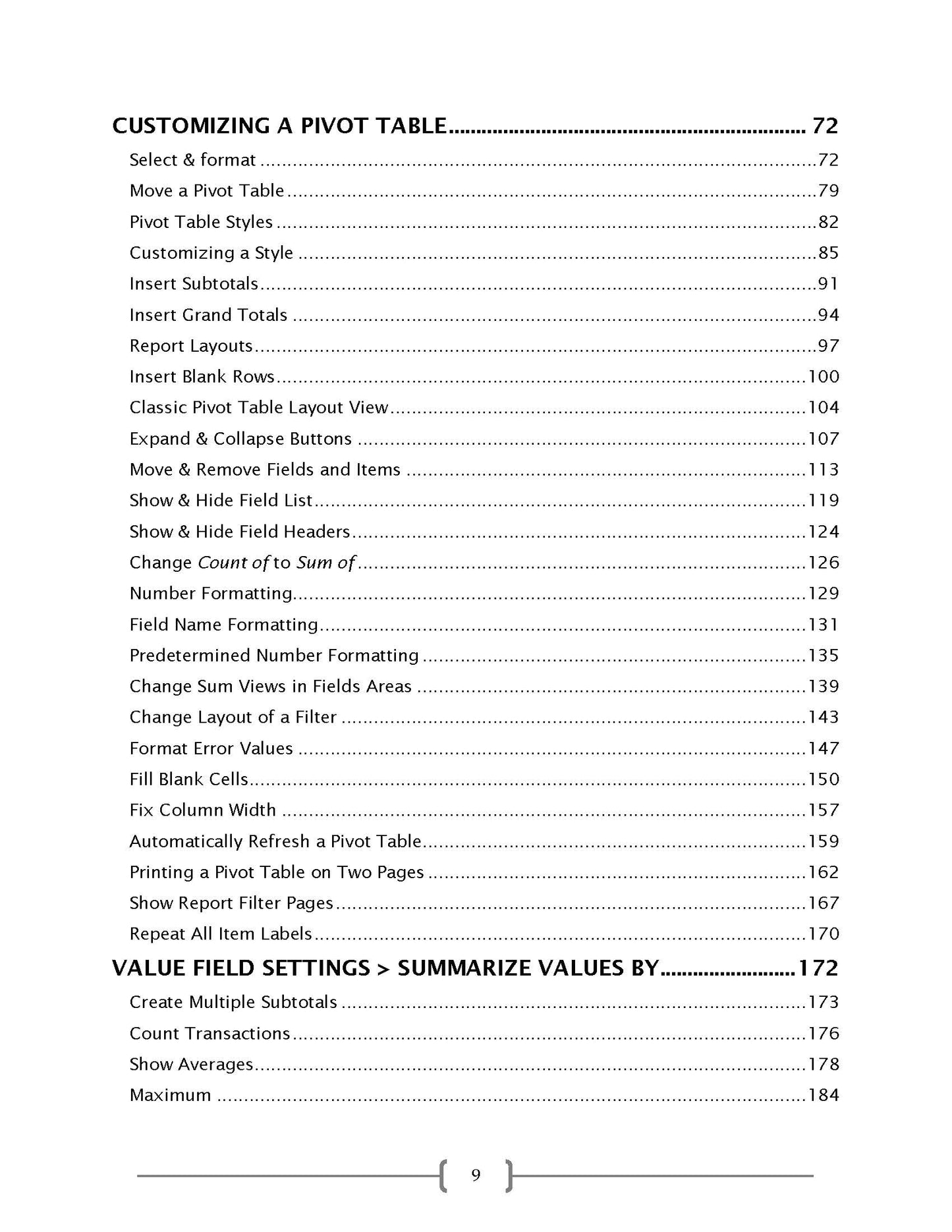 101 Ways To Master Excel Pivot Tables E Book Myexcelonline
