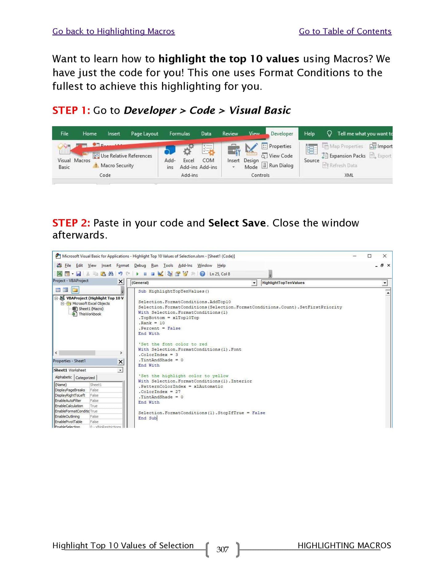 101 Ready To Use Excel Macros E Book Myexcelonline 9629