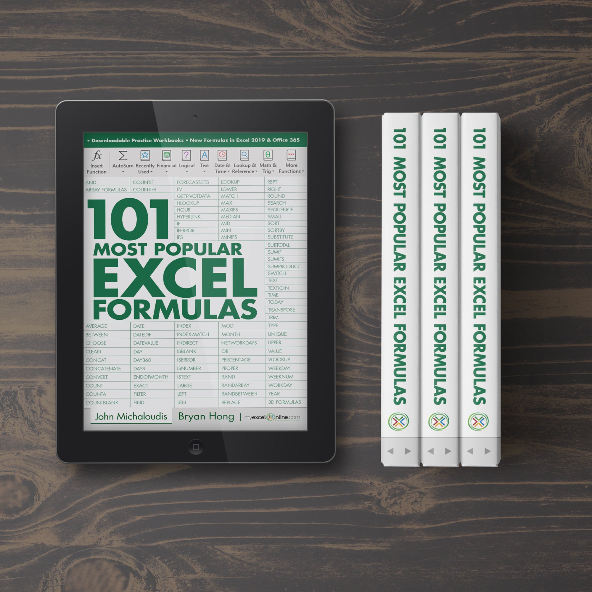 101 Most Popular Excel Formulas E-Book – MyExcelOnline